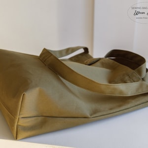 Tote Bag Sewing Tutorial by Zero Waste Pattern - Etsy
