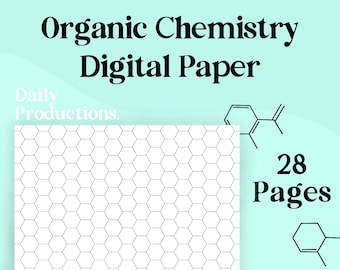 Organic Chemistry Digital Paper | Student Note Taking Templates ...