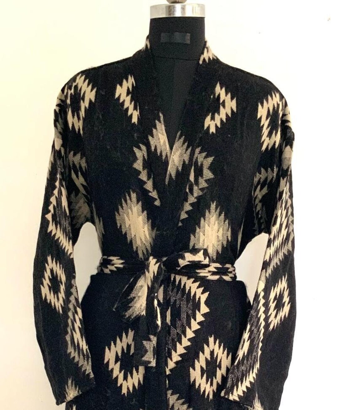 Yak Wool Blend Unisex Kimono/robe,handmade,winter Special,house Robe ...