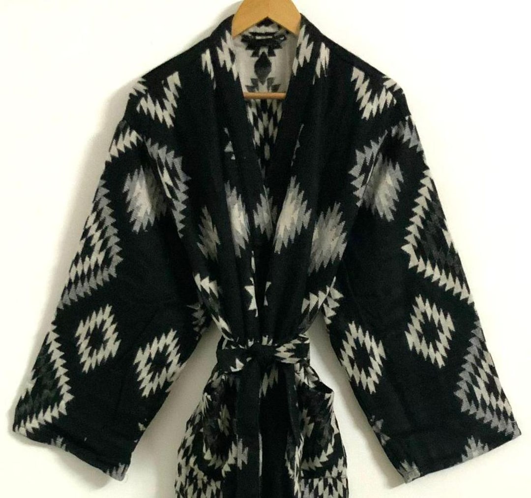 Yak Wool Blend Unisex Kimono/robe,handmade,winter Special,house Robe ...