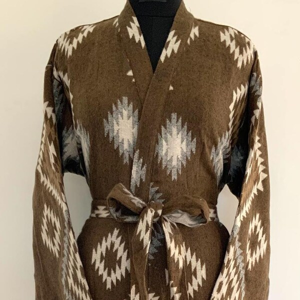 Wool Robe - Etsy