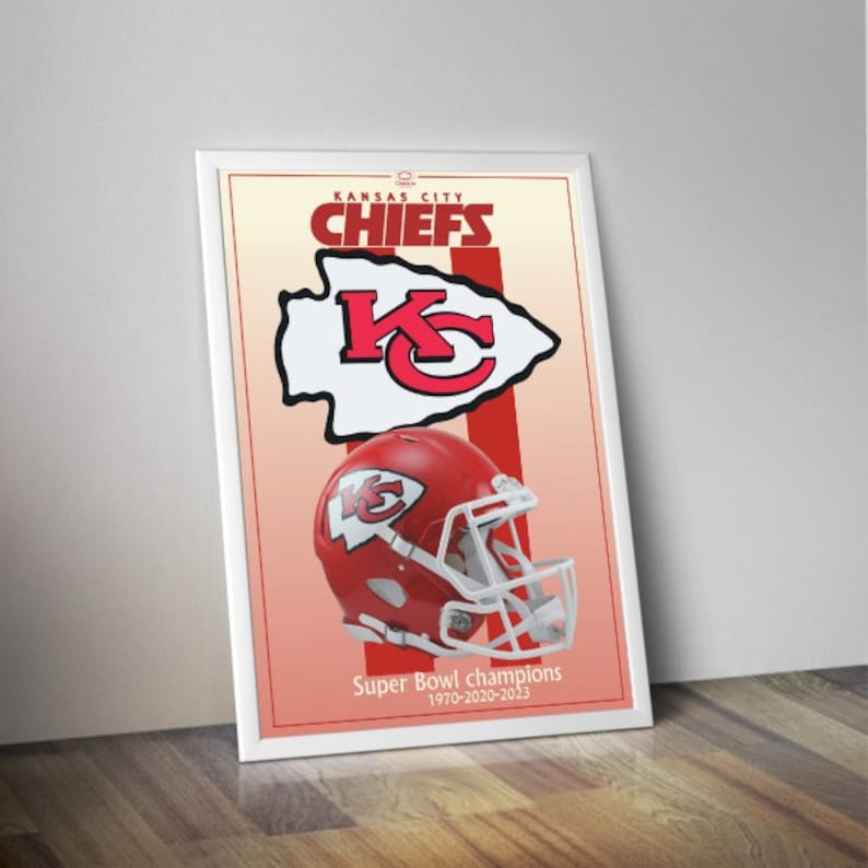 KANSAS CITY CHIEFS Poster I American Football - Etsy
