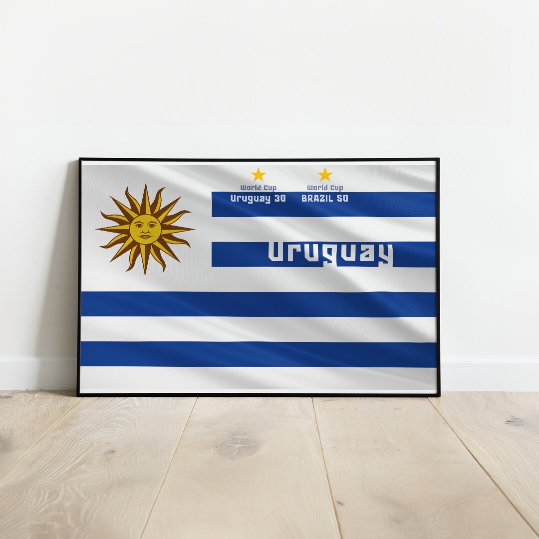 Uruguay Flag Poster - Etsy