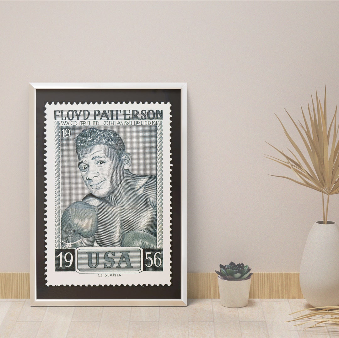 Boxing Poster FLOYD PATTERSON I USA 1956 I World Champion - Etsy