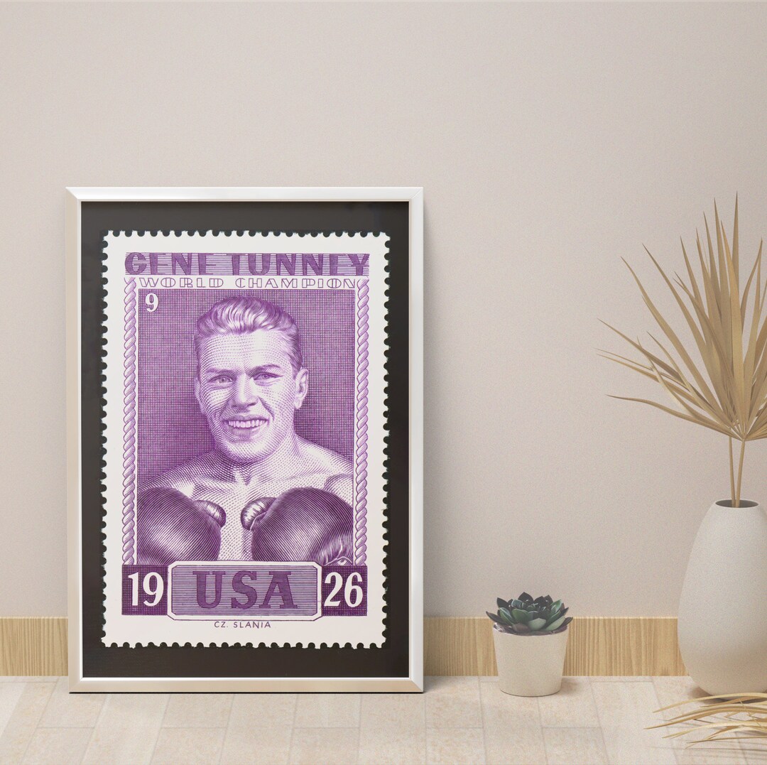 Poster GENE TUNNEY I Boxing I Boxing - Etsy