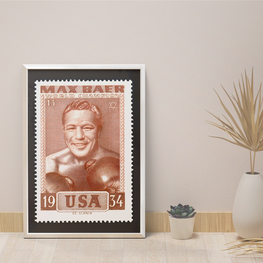 MAX BAER Boxing Poster I Boxing I USA I World Champion I 1934 - Etsy