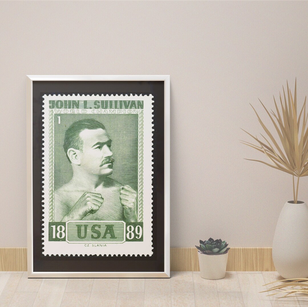 Boxing Poster John Sullivan I World Champion 1899 I Boxing I the Boston ...