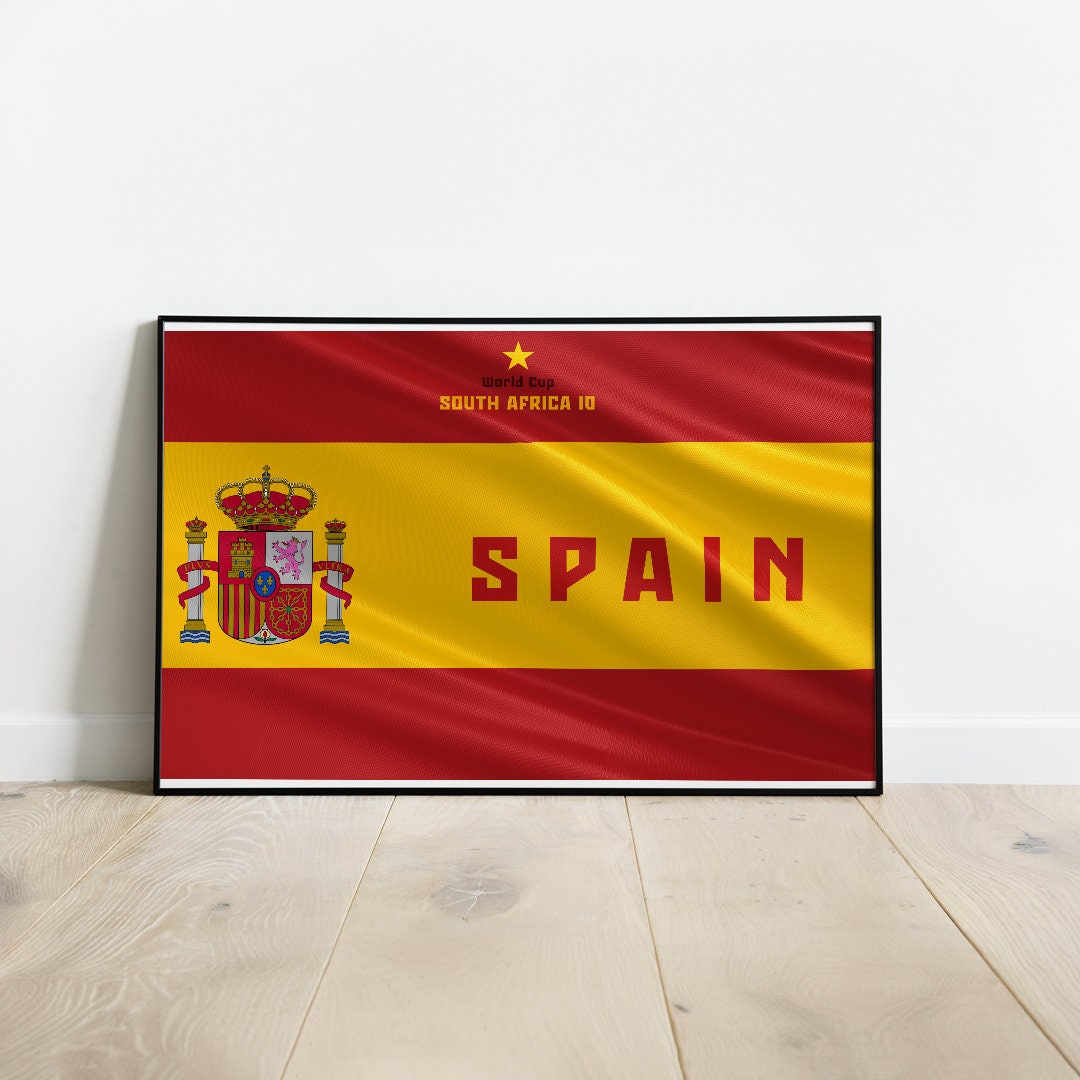 Spain Flag Poster I Spanish Flag - Etsy