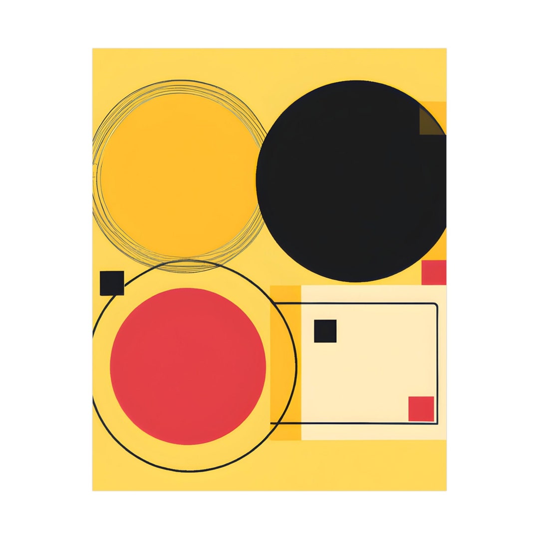 Ivana Kuvarianova Bauhaus Wall Art Poster - Etsy