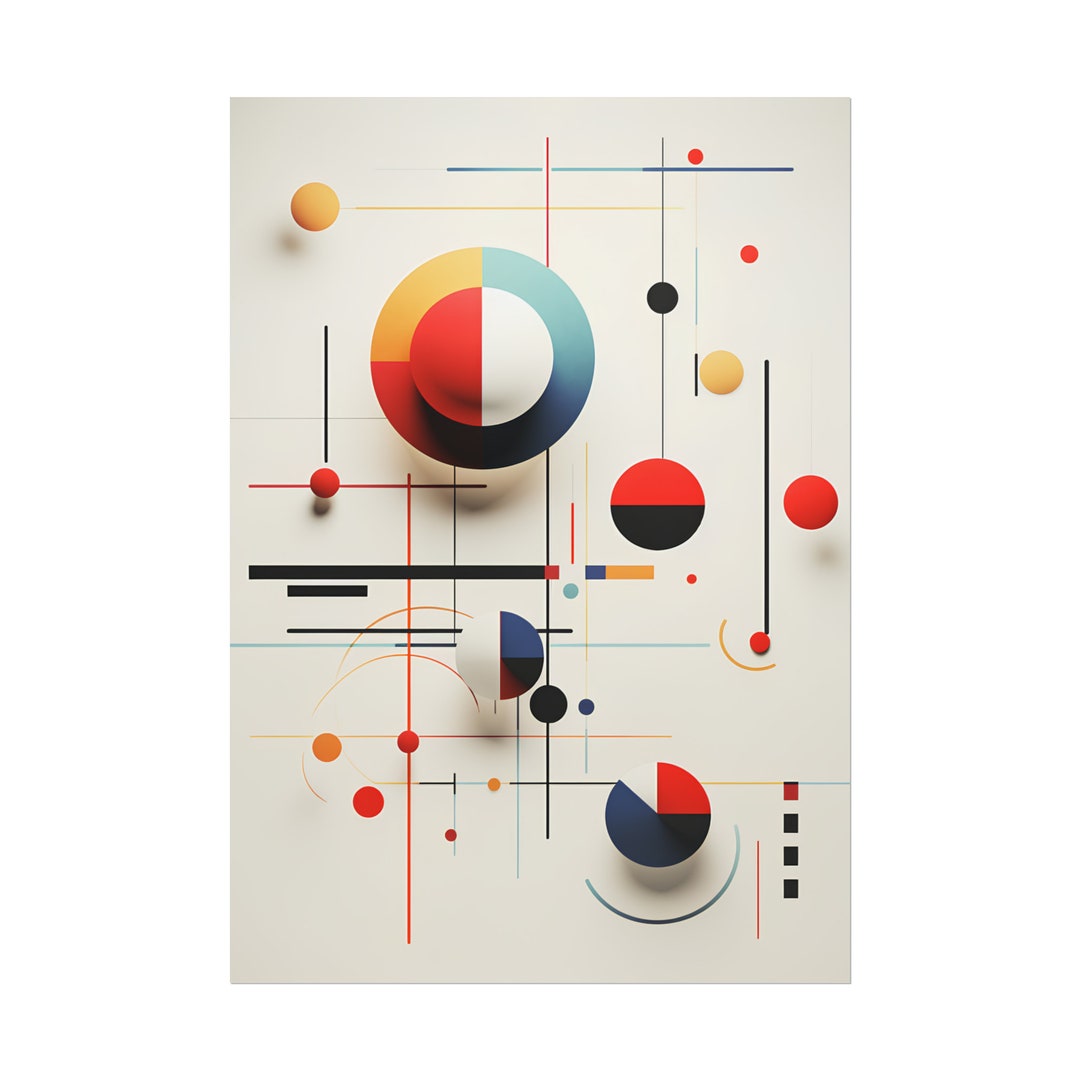 Bauhaus-infused Collage-style That Incorporates Fragmented Shapes ...