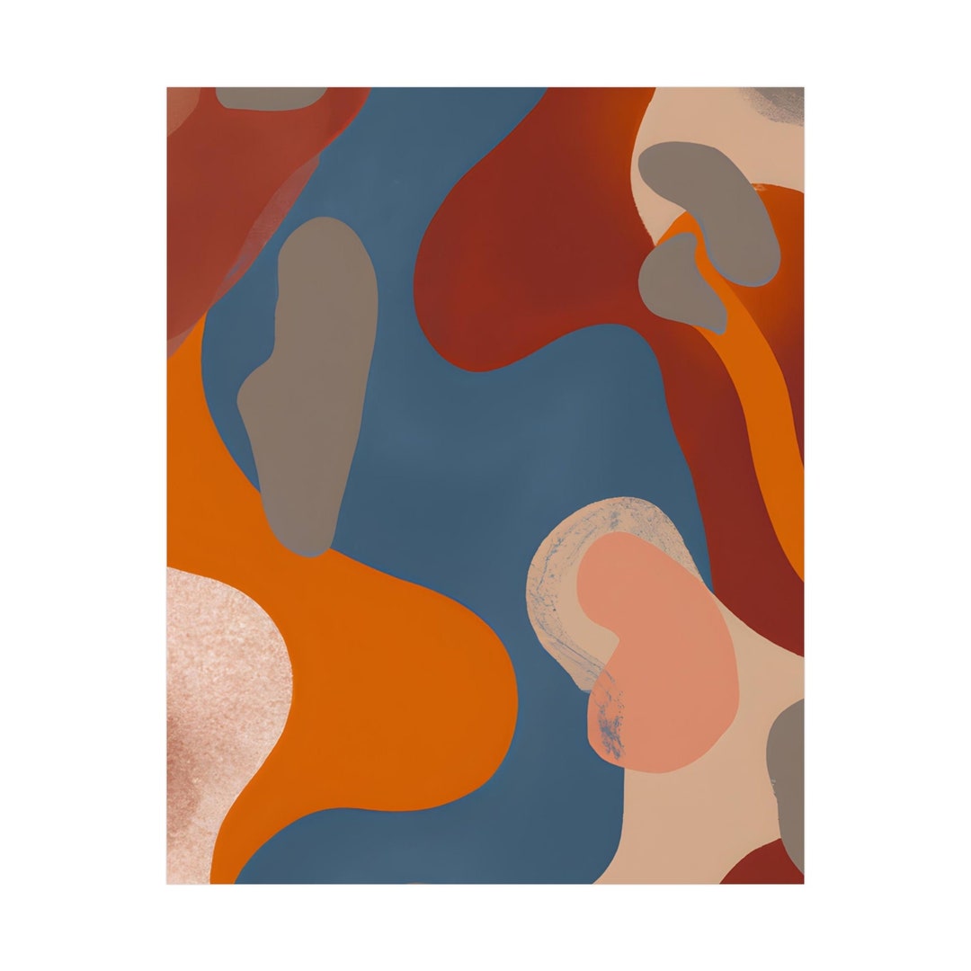 Alvinia Swiftbrush Abstract Art Poster Minimalist Wall Art - Etsy