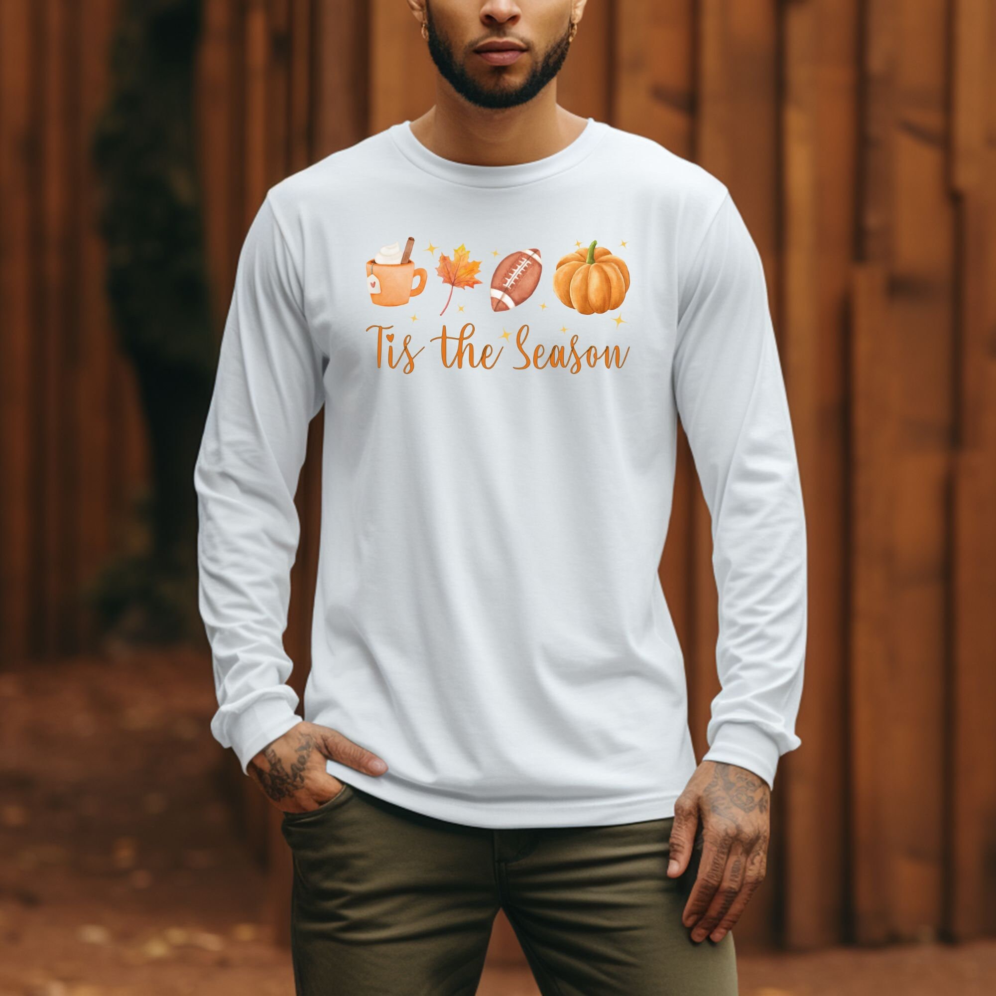 Fall Season Long Sleeve Shirt Football Long Sleeve Shirt - Etsy