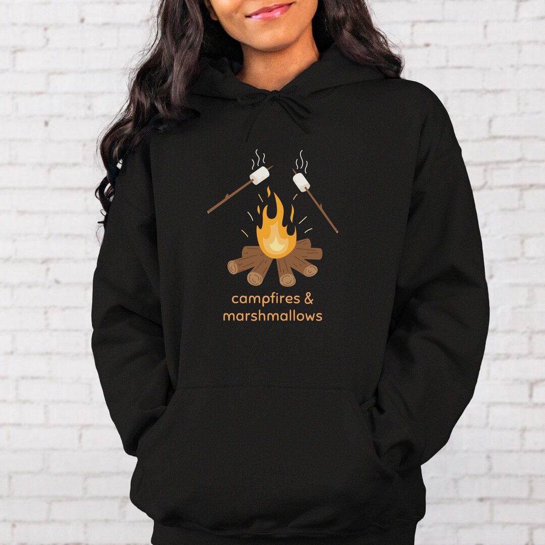 Campfires Hooded Sweatshirt Campfire Hoodie Camping Hoodie - Etsy