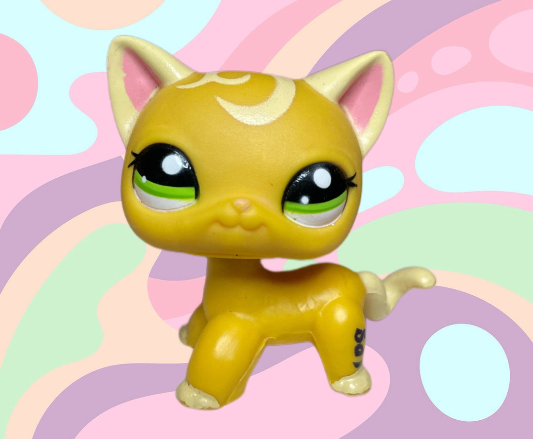 Authentic Rare Littlest Petshop Cat Shorthair 2194 - Etsy