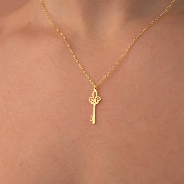 Key Necklace - Etsy