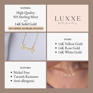 14K Gold Two Name Necklace With Heart, Personalized Couple Necklace ...