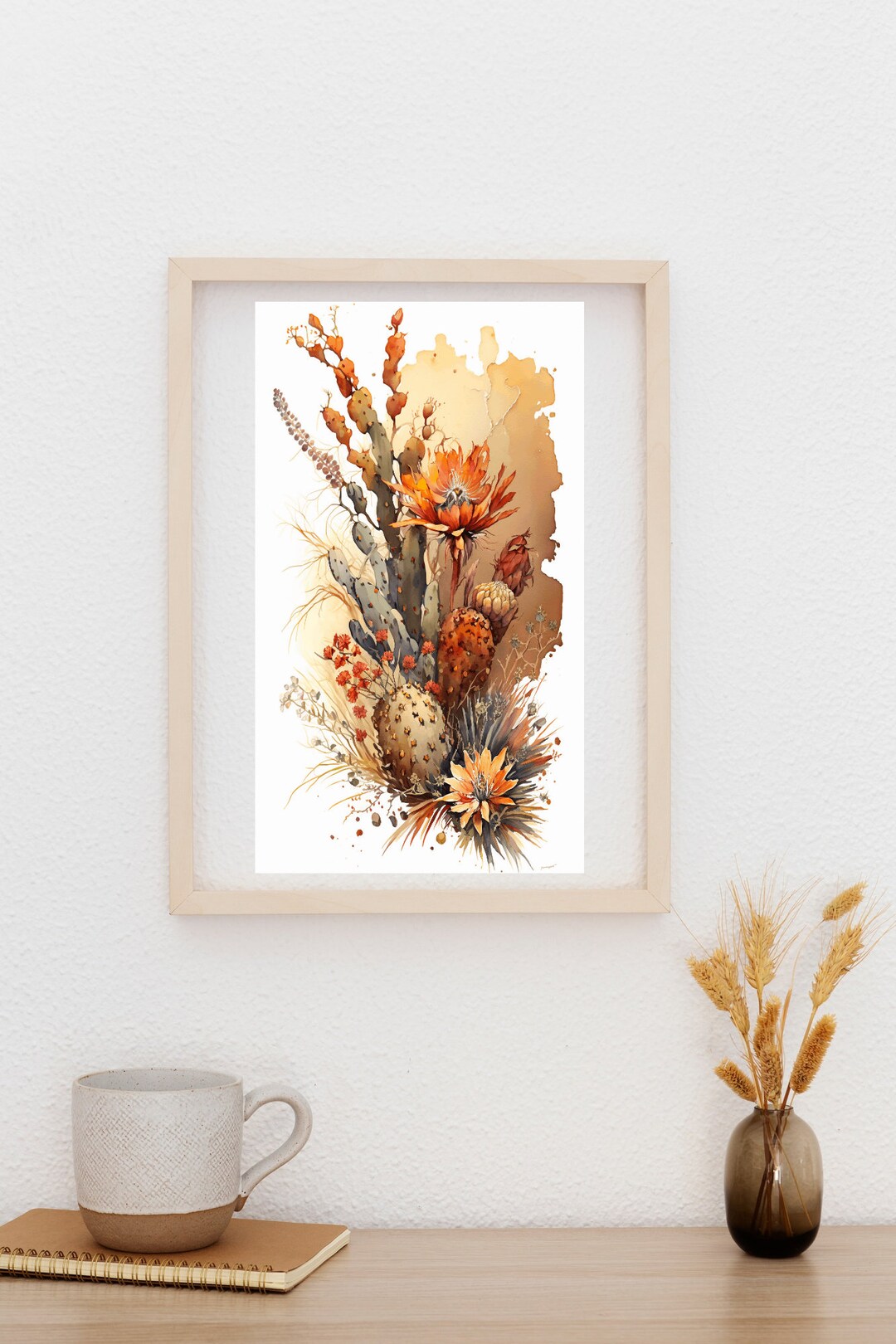 Cactus Arrangement Printable - Etsy