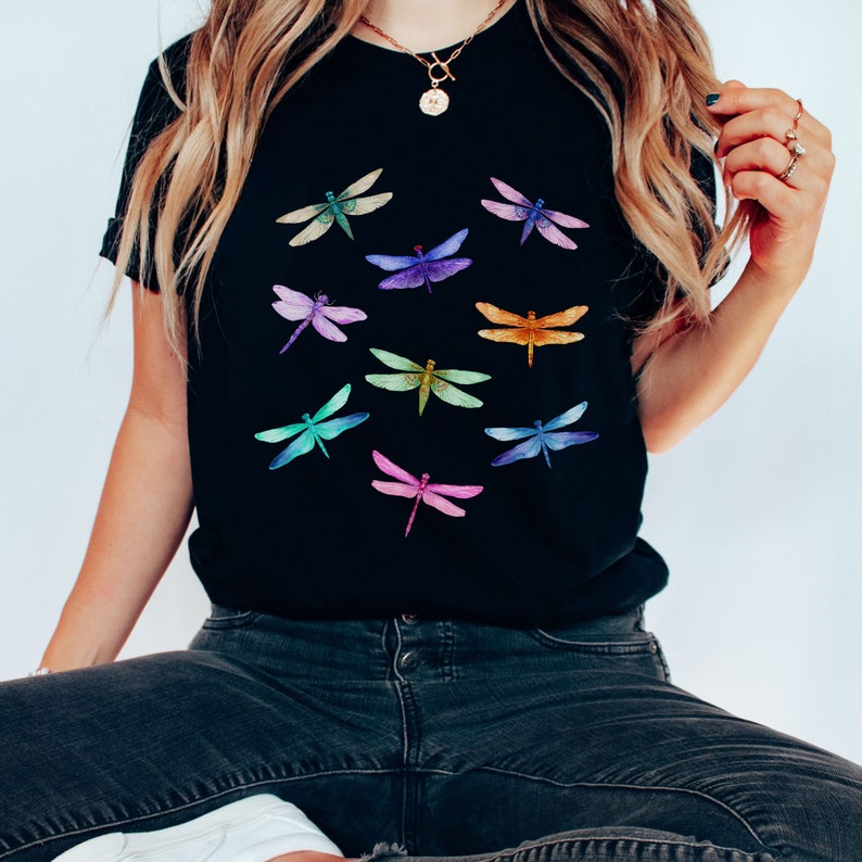 Dragonflies Shirt, Dragonfly Shirt,dragonflies, Dragonfies T-shirt ...