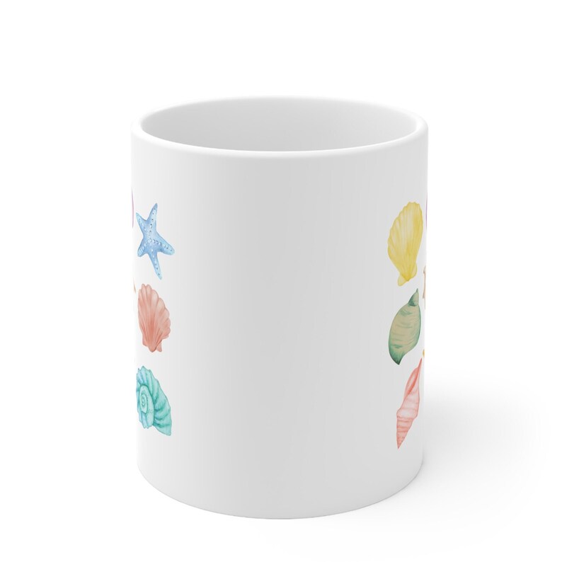 Seashell Mug,seashell Coffee Mug,seashell Gifts,seashell Collector Mug ...