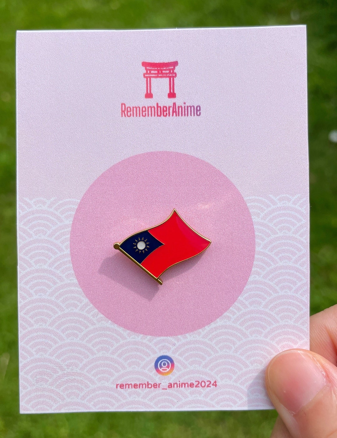 Taiwan Flag Pin Badge: Republic of China Lapel Pin (18mm) - Etsy