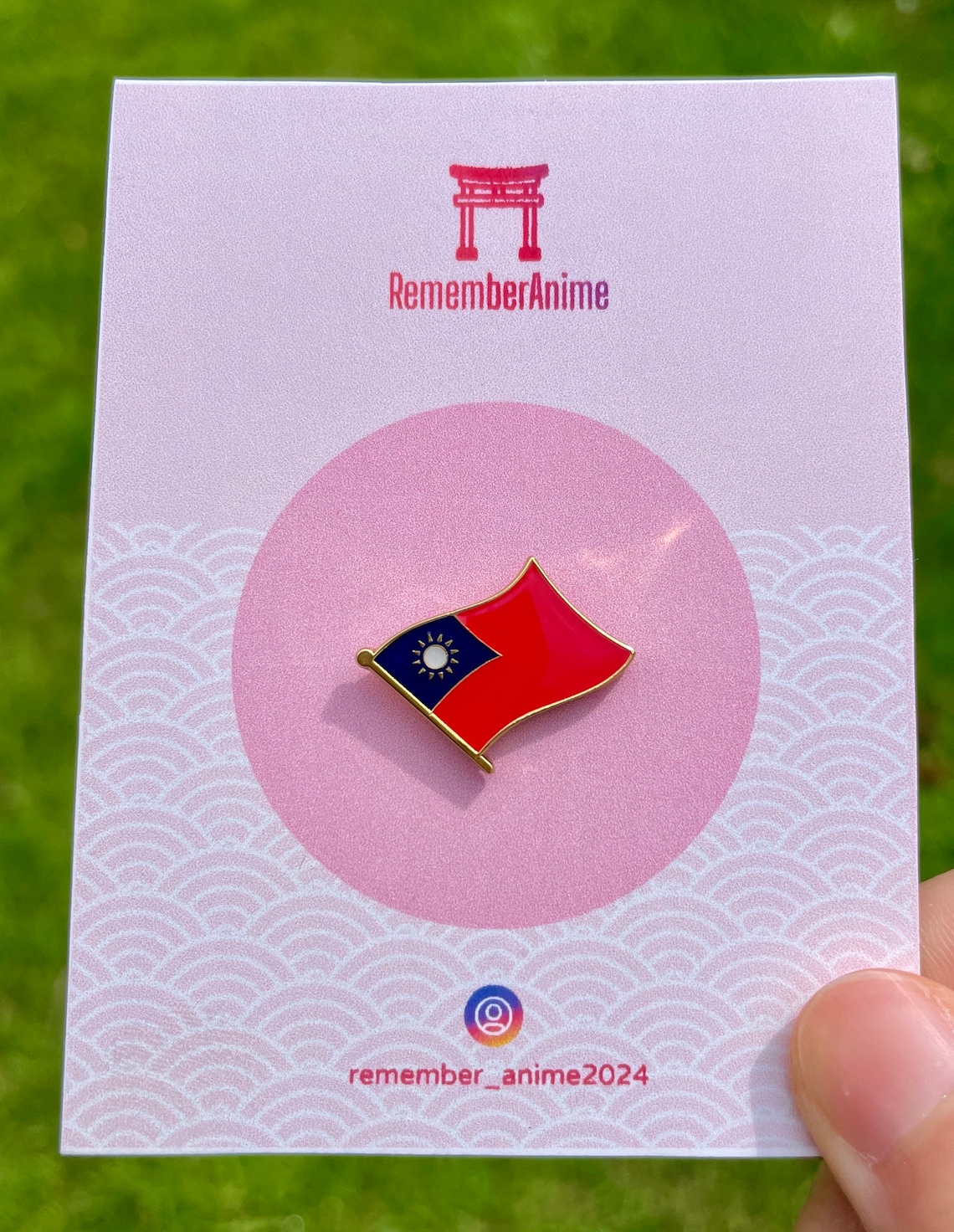 Taiwan Flag Pin Badge: Republic of China Lapel Pin (18mm) - Etsy