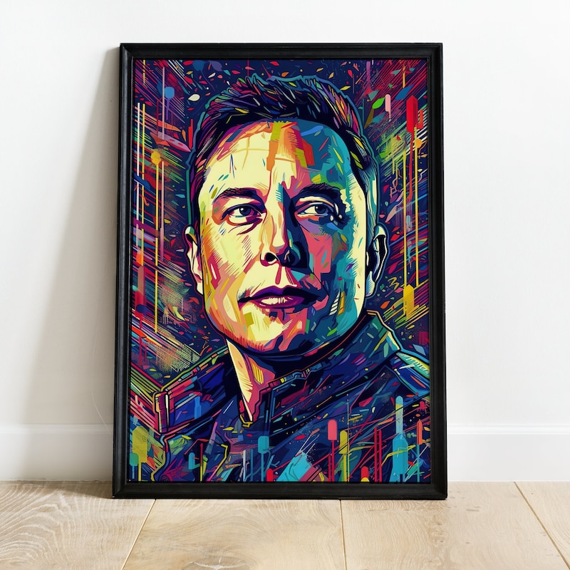 Elon Musk Poster - Etsy