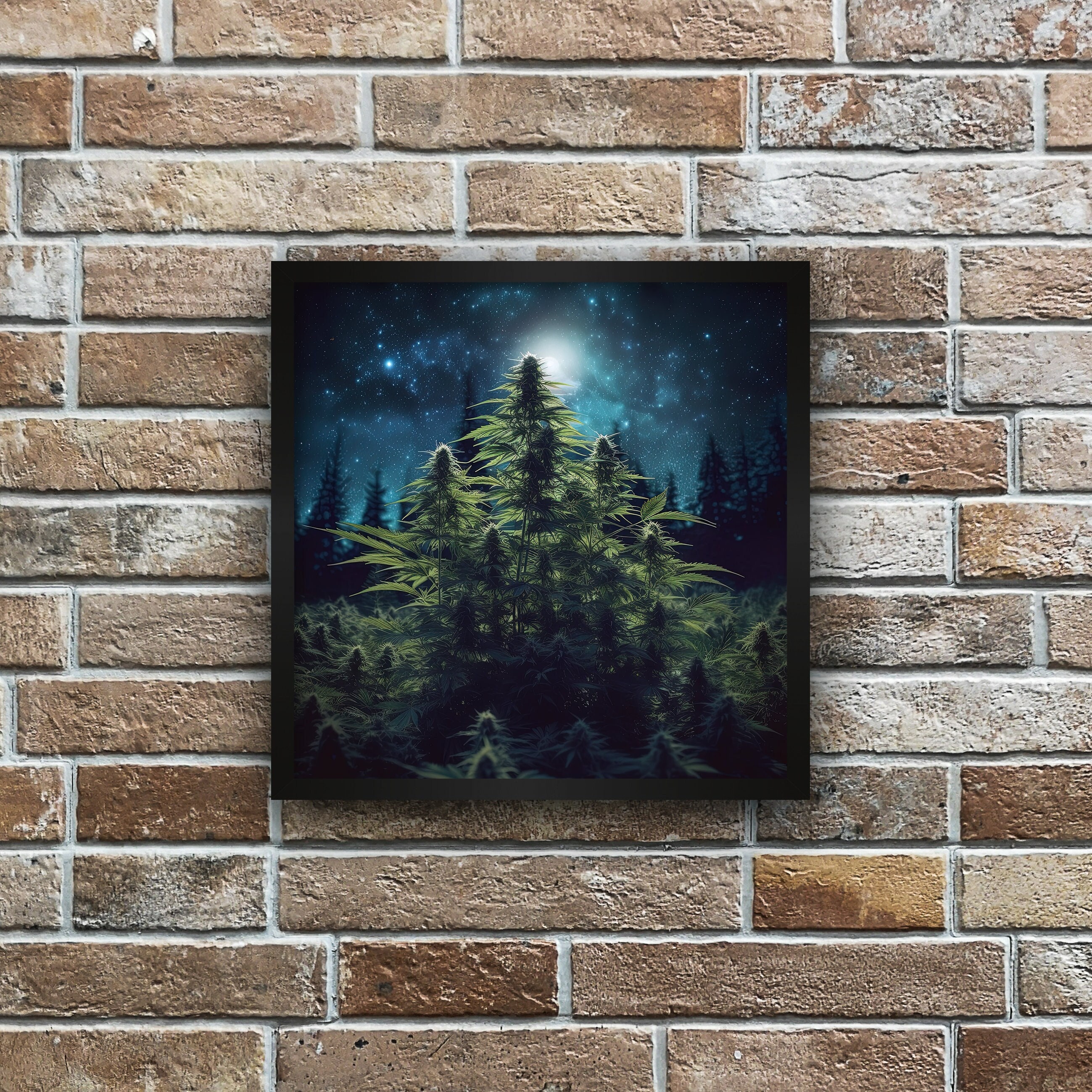 Cannabis Dream: Modern Printable Wall Art for Stylish Marijuana ...