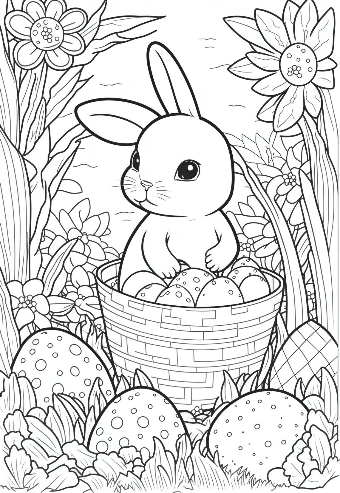 OFFER 30 Easter Coloring Pages for Kids and Teens Printable PDF Instant ...