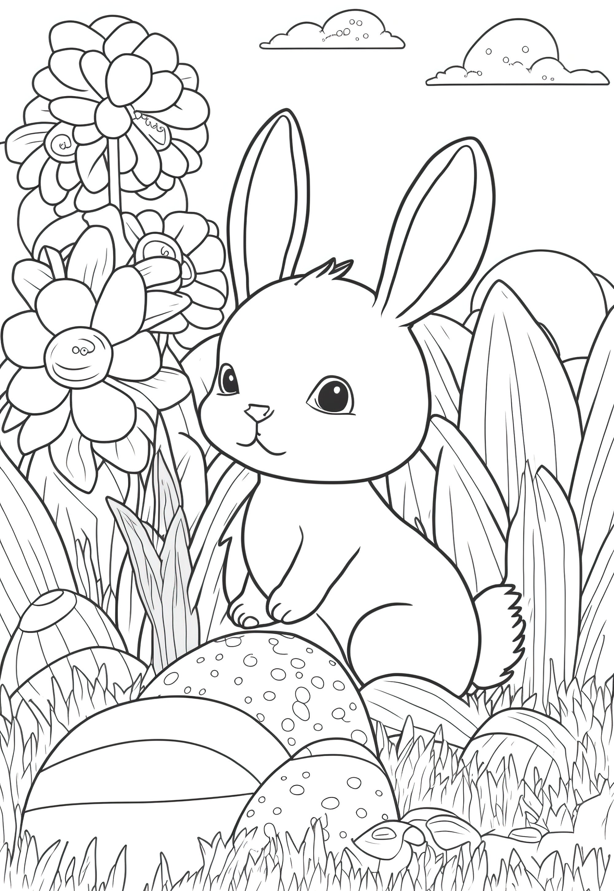 OFFER 30 Easter Coloring Pages for Kids and Teens Printable PDF Instant ...