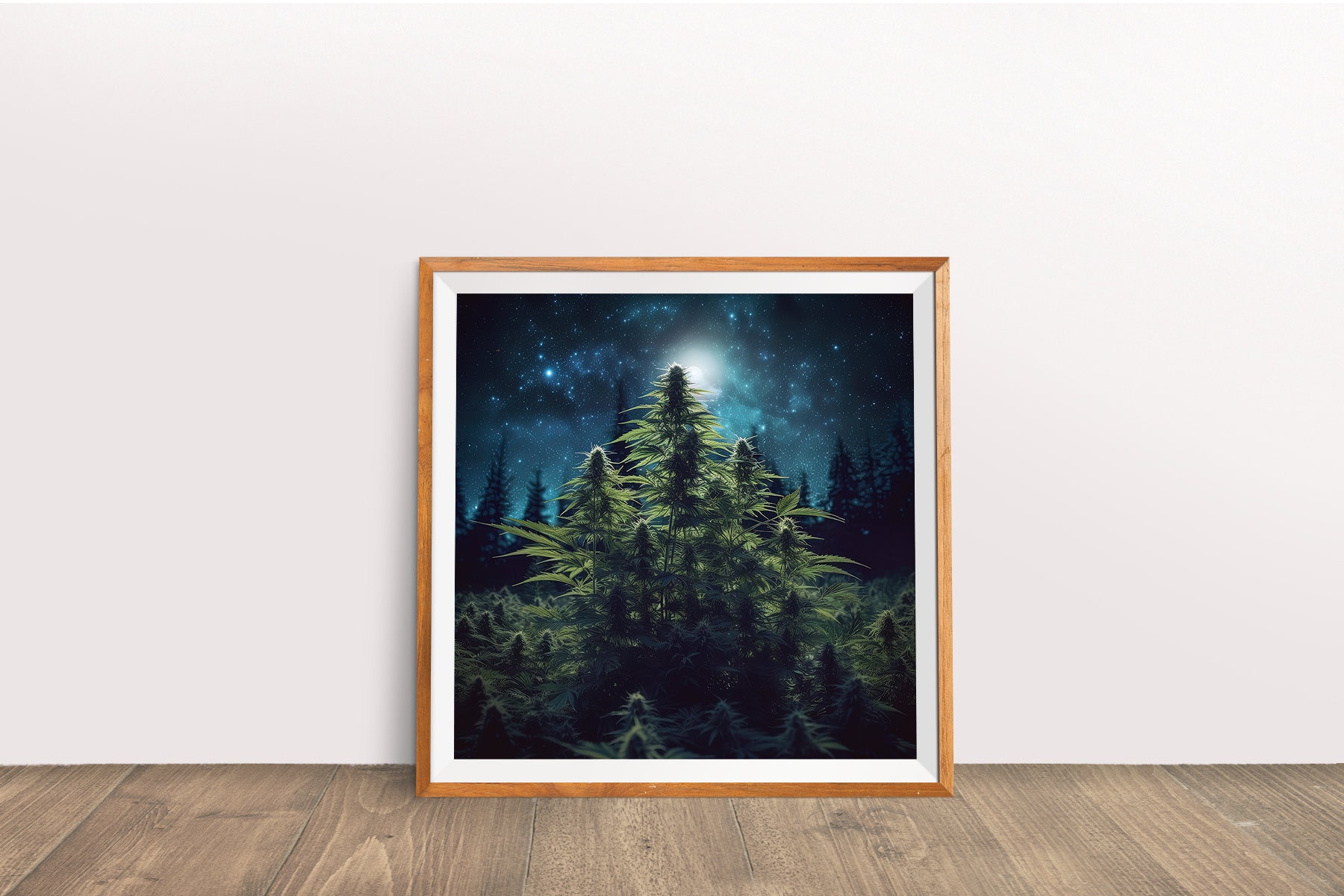 Cannabis Dream: Modern Printable Wall Art for Stylish Marijuana ...
