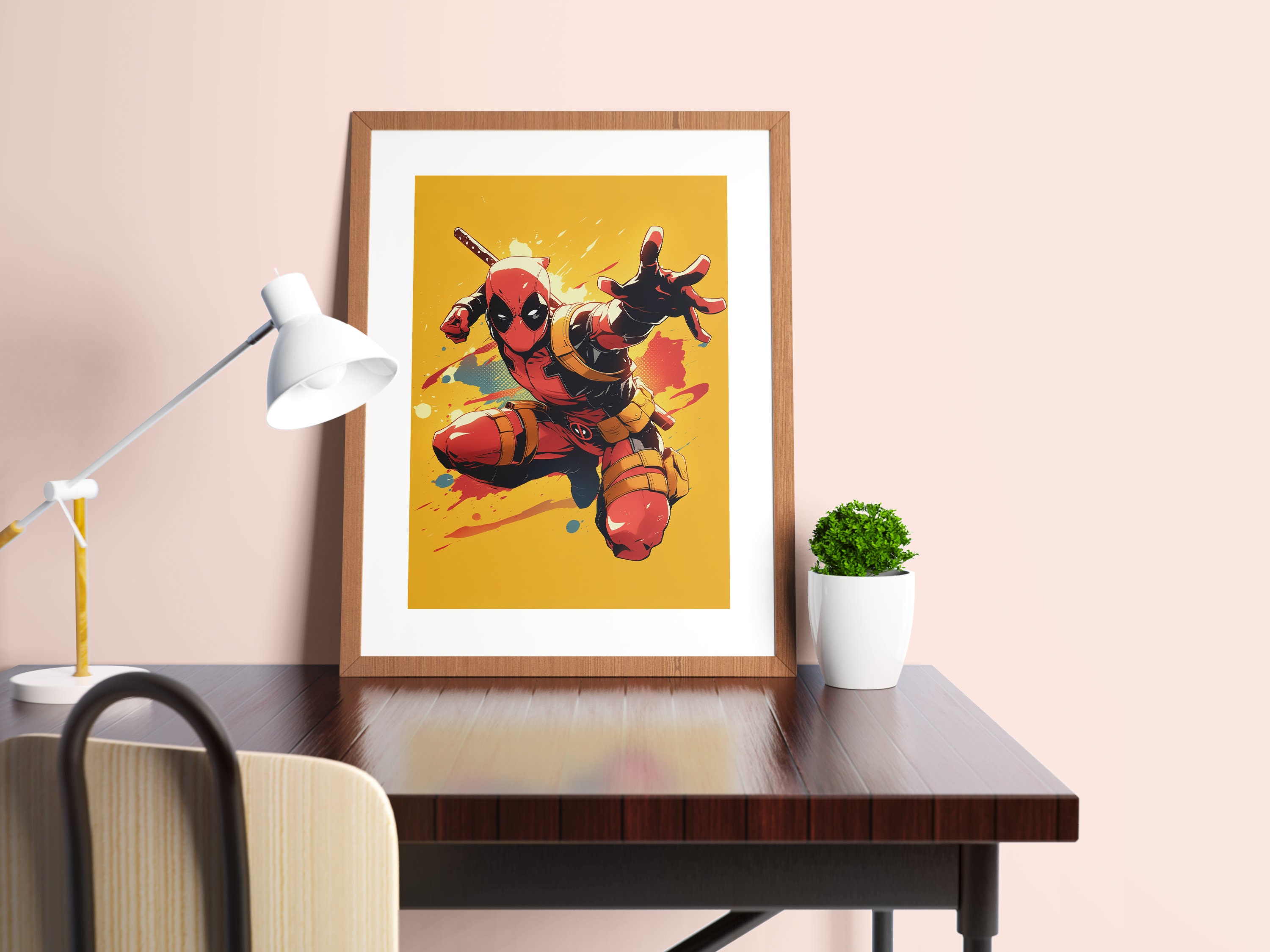 Deadpool, Printable Wall Art, Superhero Bedroom Wall Art, Anime Poster ...
