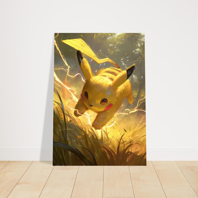 Pikachu, Pokemon, Pop Art, Video Game Poster, Anime Poster, Printable ...