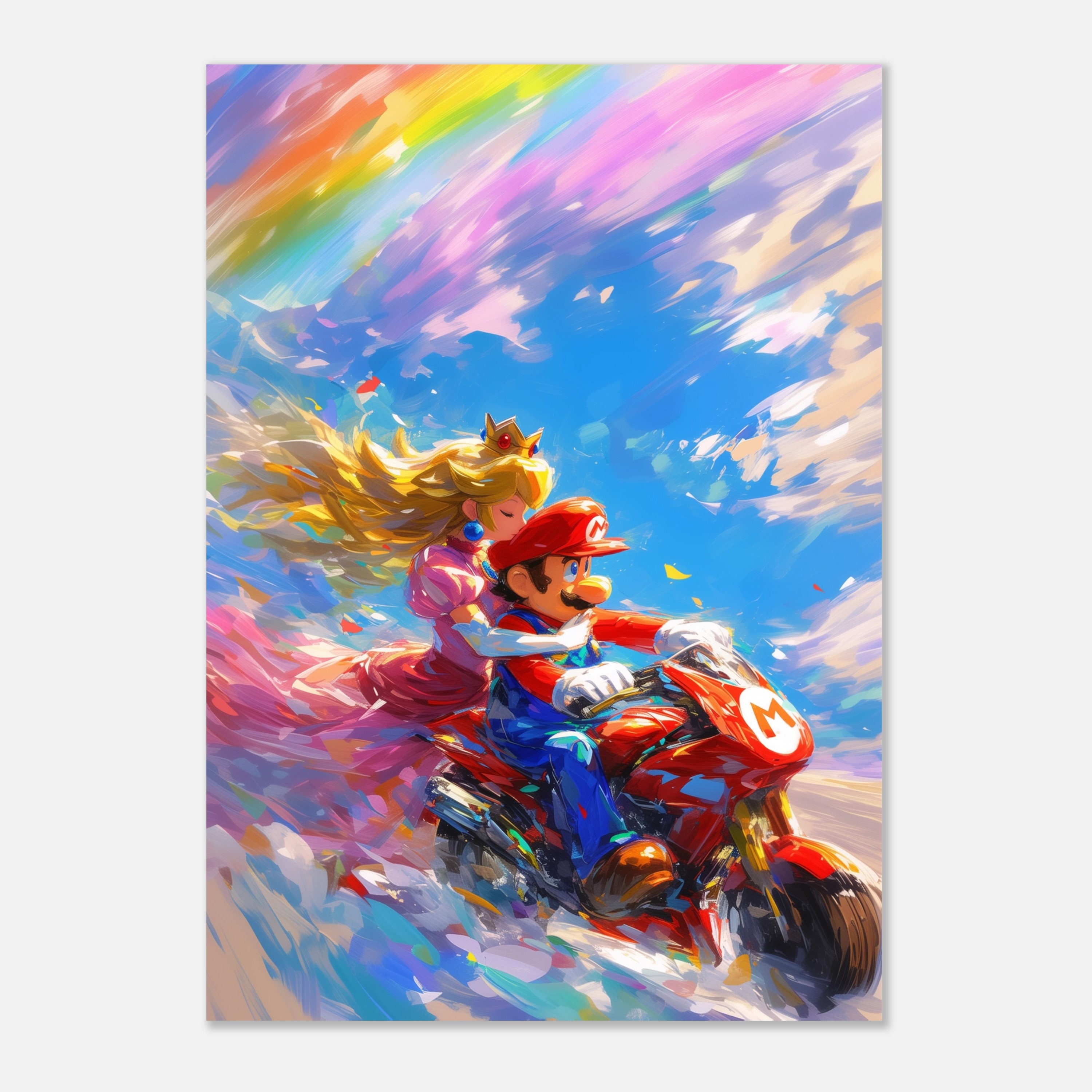 Princess Peach, Mario, Fan Art, Custom Wall Art, Printable Wall Art ...
