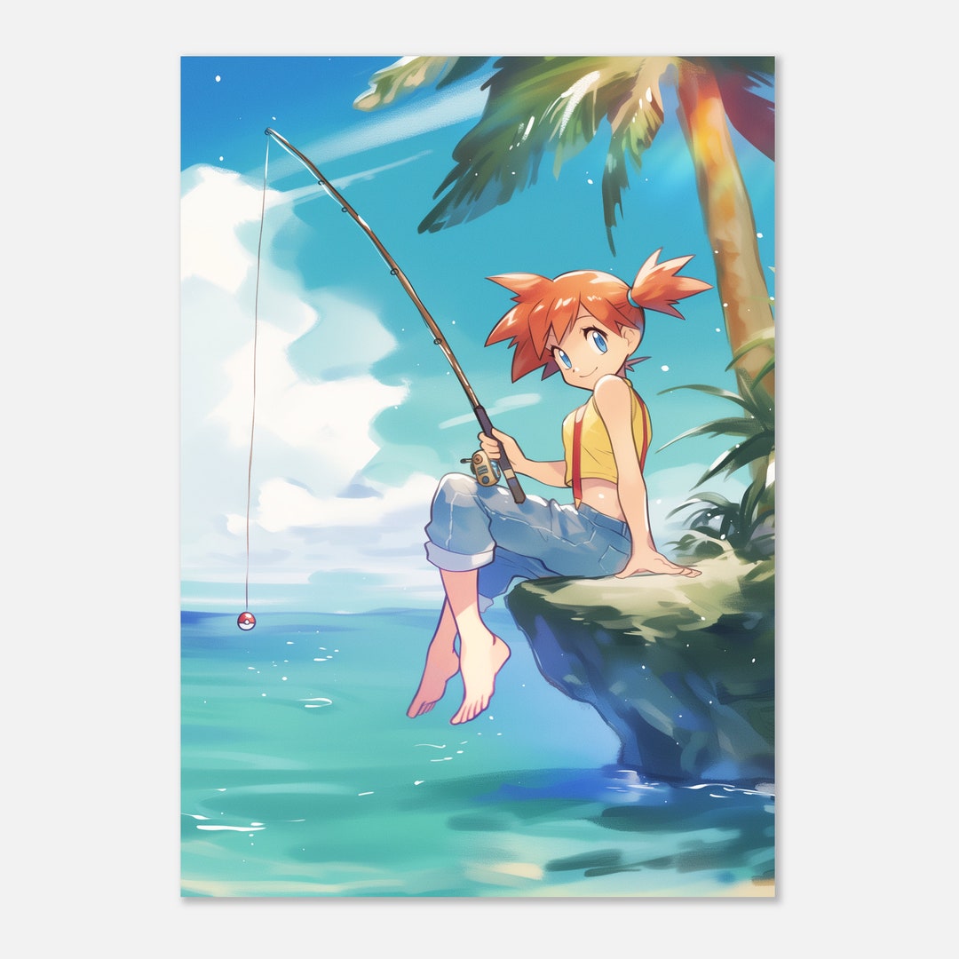 Misty, Pokemon, Anime Poster, Printable Wall Art, Bedroom Wall Art ...