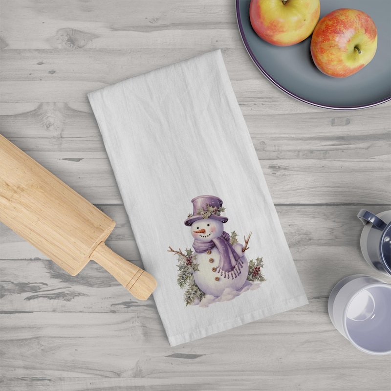 Purple Tea Towel - Etsy
