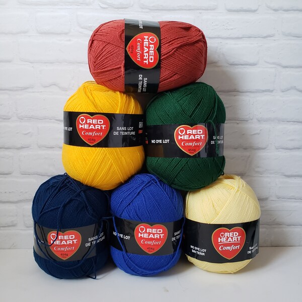 Red Heart Yarn - Etsy