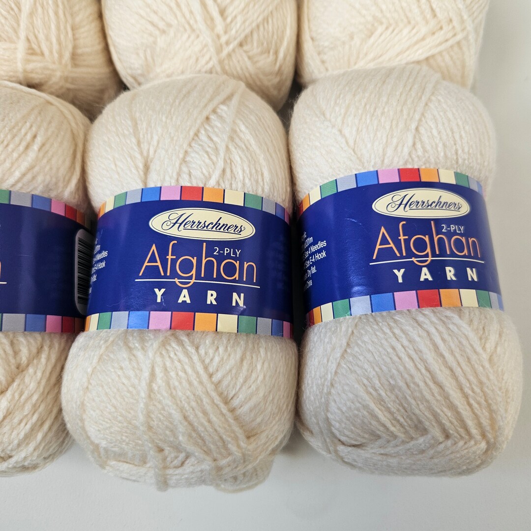 Herrschners Afghan Yarn, 2-ply Yarn, 100% Acrylic, 56 Gram, Fine Yarn ...