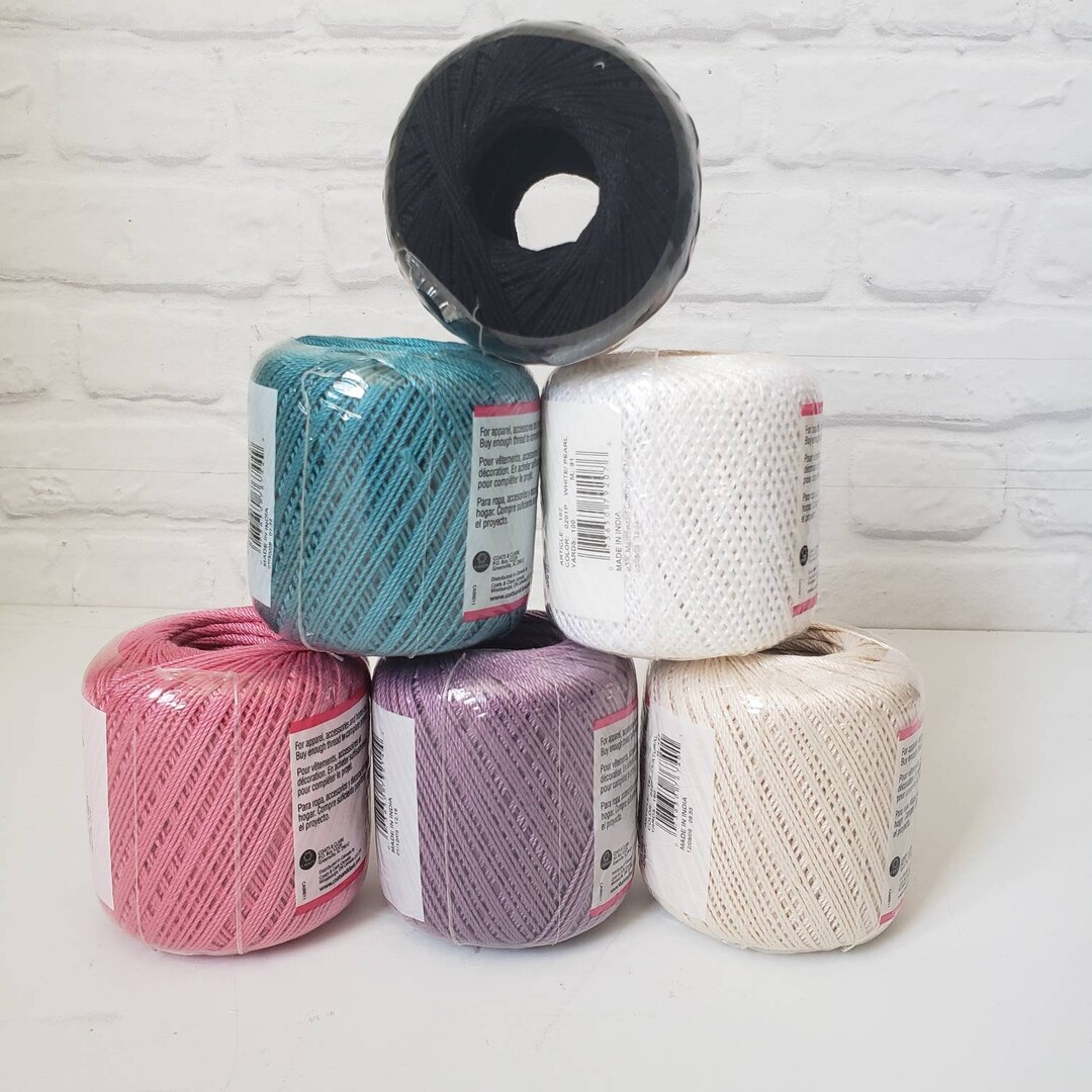 Aunt Lydia's Fashion Crochet Thread Size 3 100% Cotton - Etsy