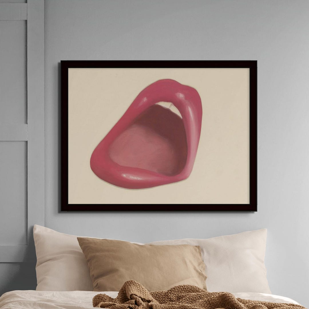 Tom Wesselmann Mouth Print | Bold Pop Art Poster | Vintage Wall Art ...