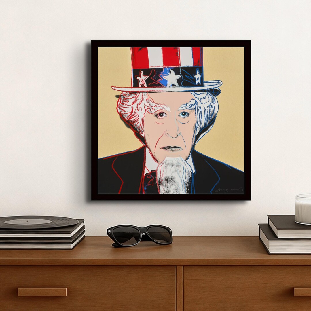 Uncle Sam by Andy Warhol | Print/canvas | Framed/unframed - Etsy