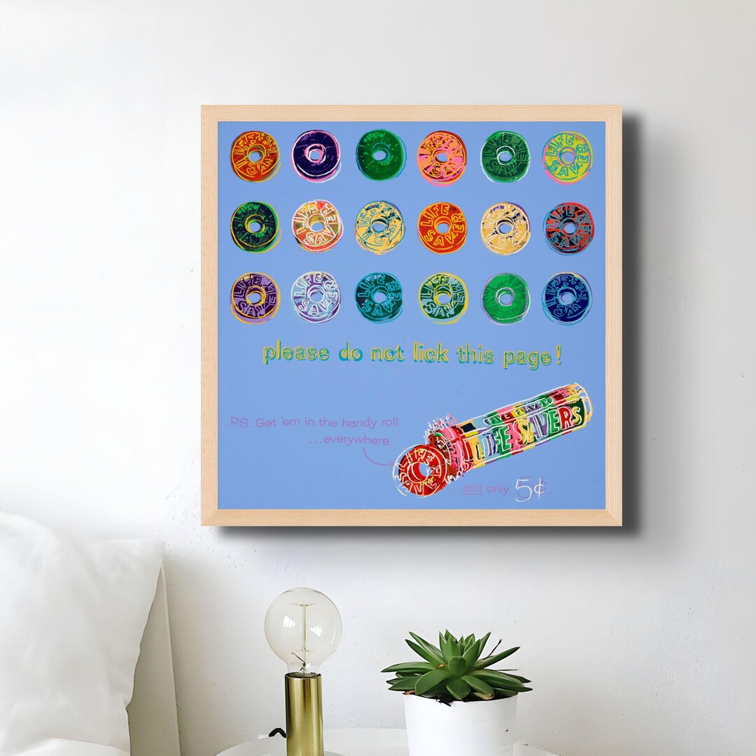 Lifesavers Candy Pop Art | Print/canvas | Framed/unframed - Etsy