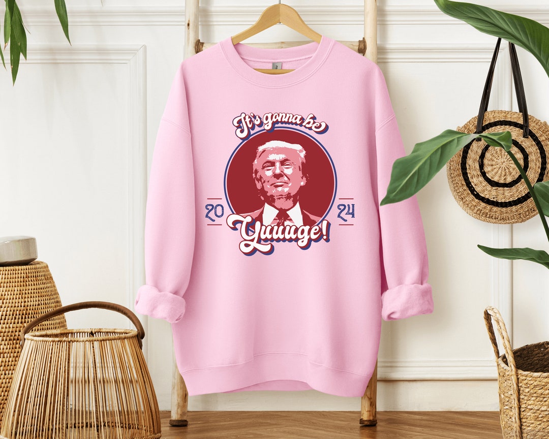 Vote Trump 2024 Aesthetic Retro Yuge Election Sweatshirt, Unisex ...