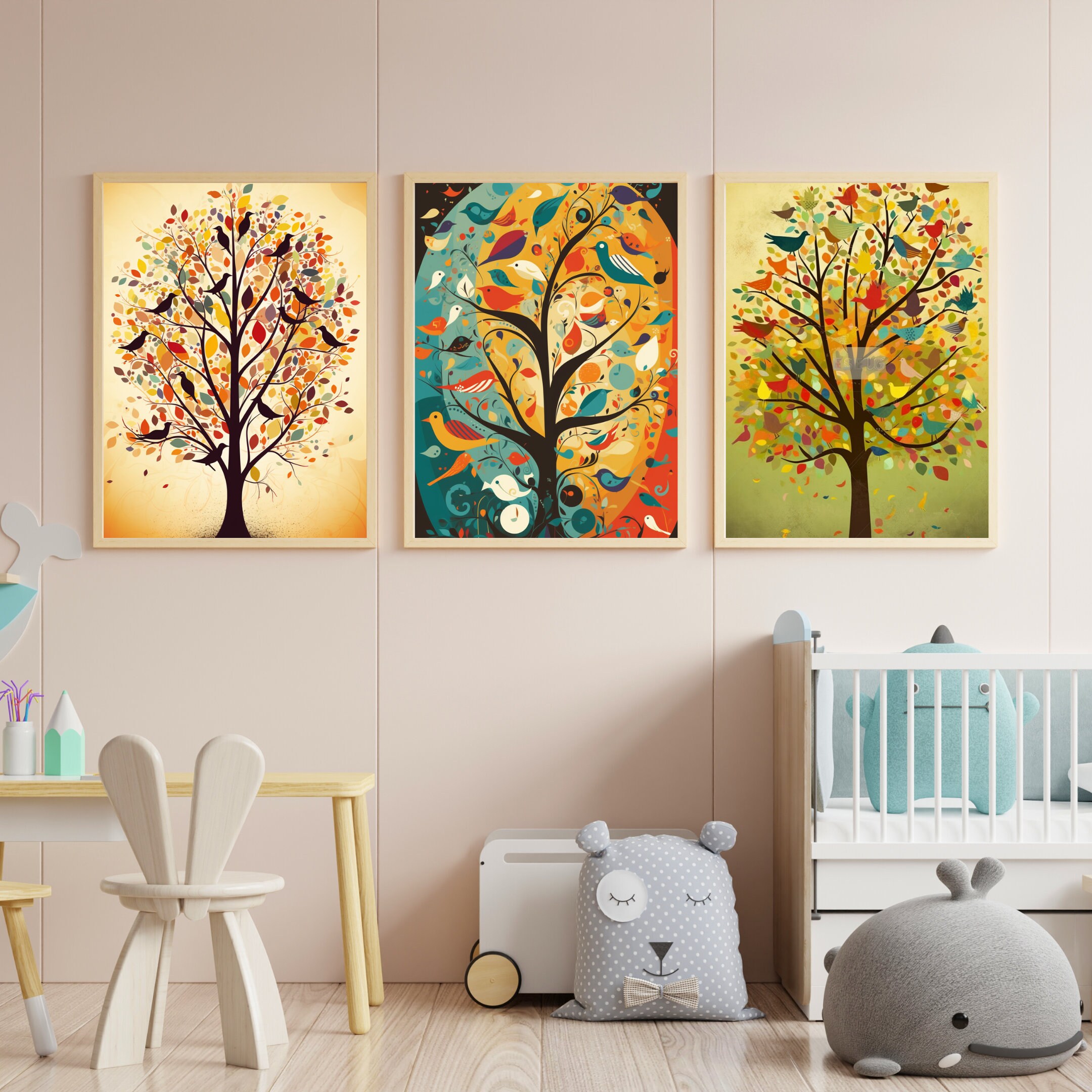 50 Pack Kids Art, Digital Download, Printable Wall Art - Etsy