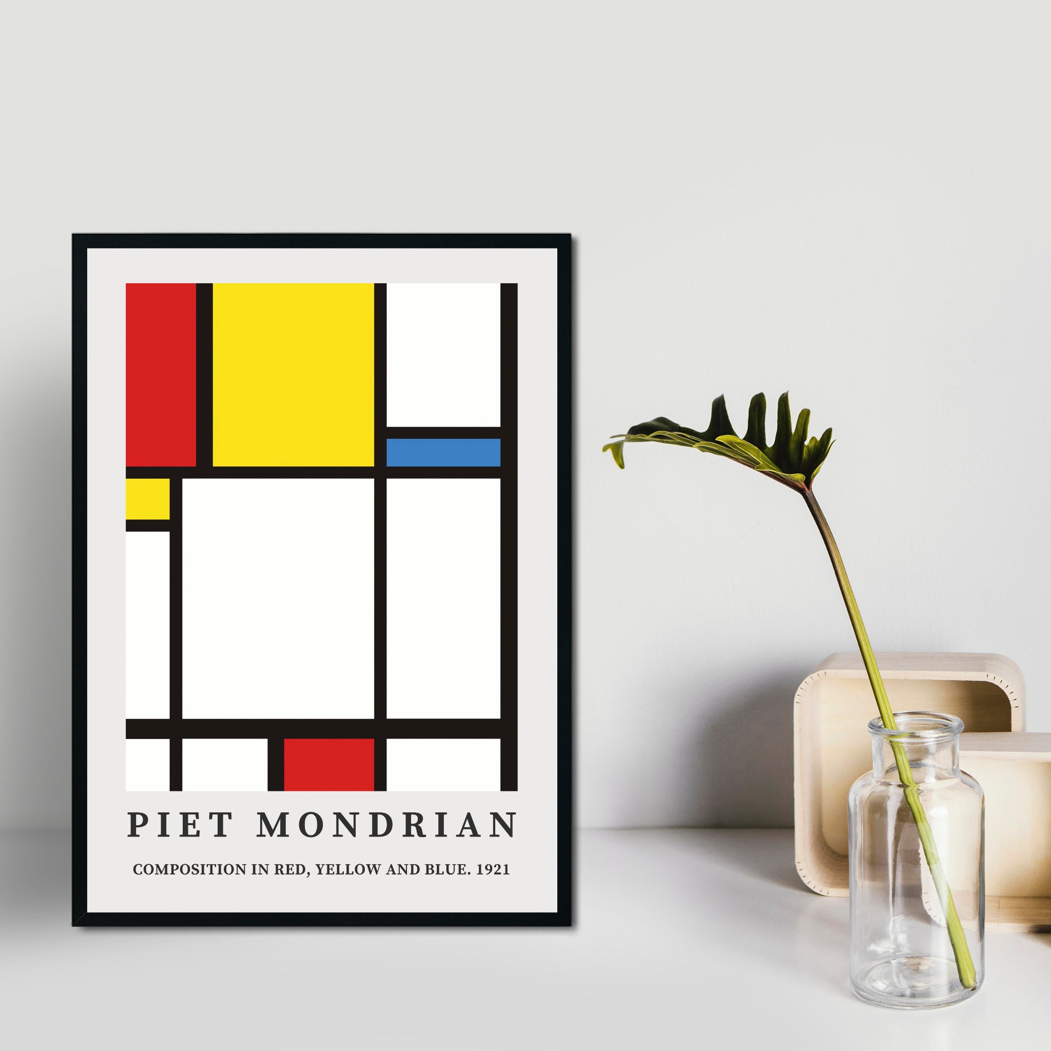 Piet Mondrian Print Mondrian Composition Art Print Mondrian Poster ...