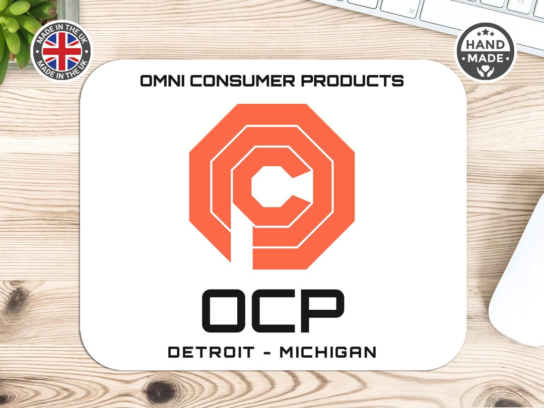 OCP Mouse Pad Omni Consumer Products Mouse Mat Gift for Him or Her ...