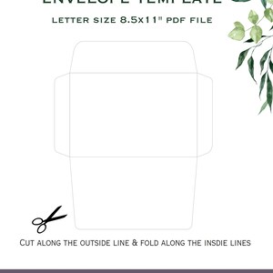 Happy Birthday Printable Card With Envelope, Instant Download, Digital ...