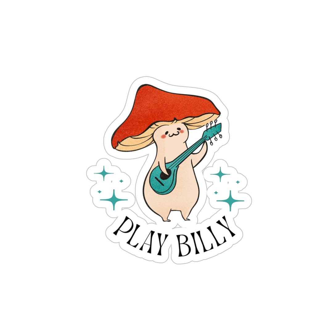 PLAY BILLY Transparent Outdoor Stickers - Etsy