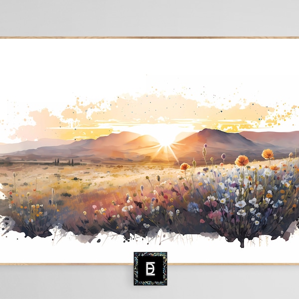 Prairie Painting - Etsy