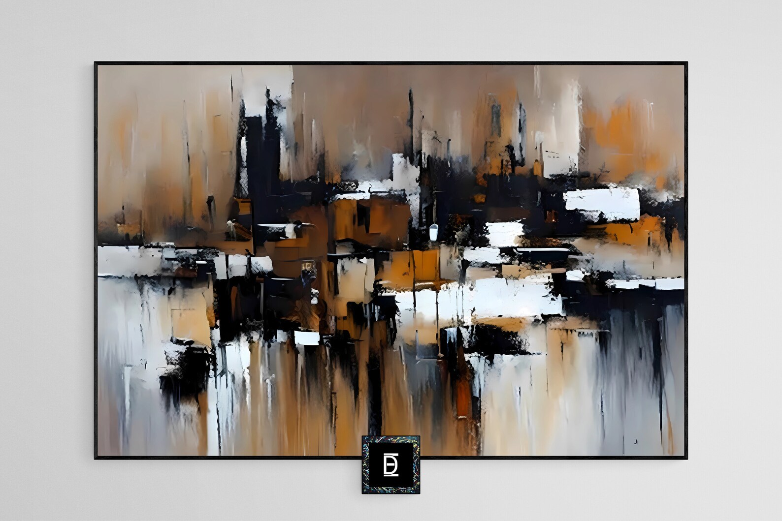Abstract Expressionism Drip Splatter Painting Modern Original Fine Art ...