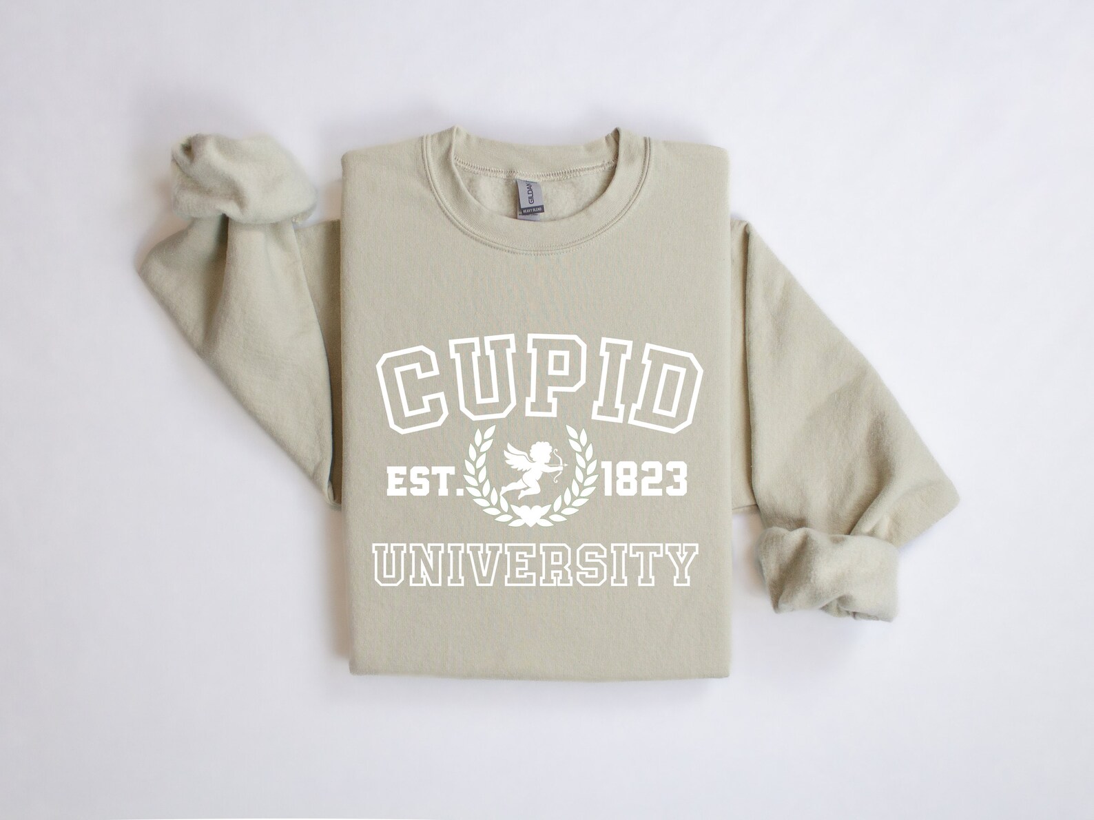 Cupid University Sweatshirt, Cute Valentine's Day Sweatshirt, Cupid Sweater, Funny College ...